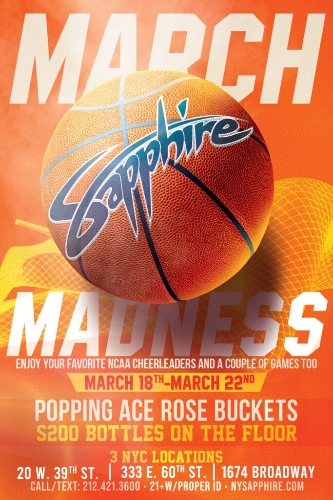 March Madness Party at Sapphire - Sapphire New York