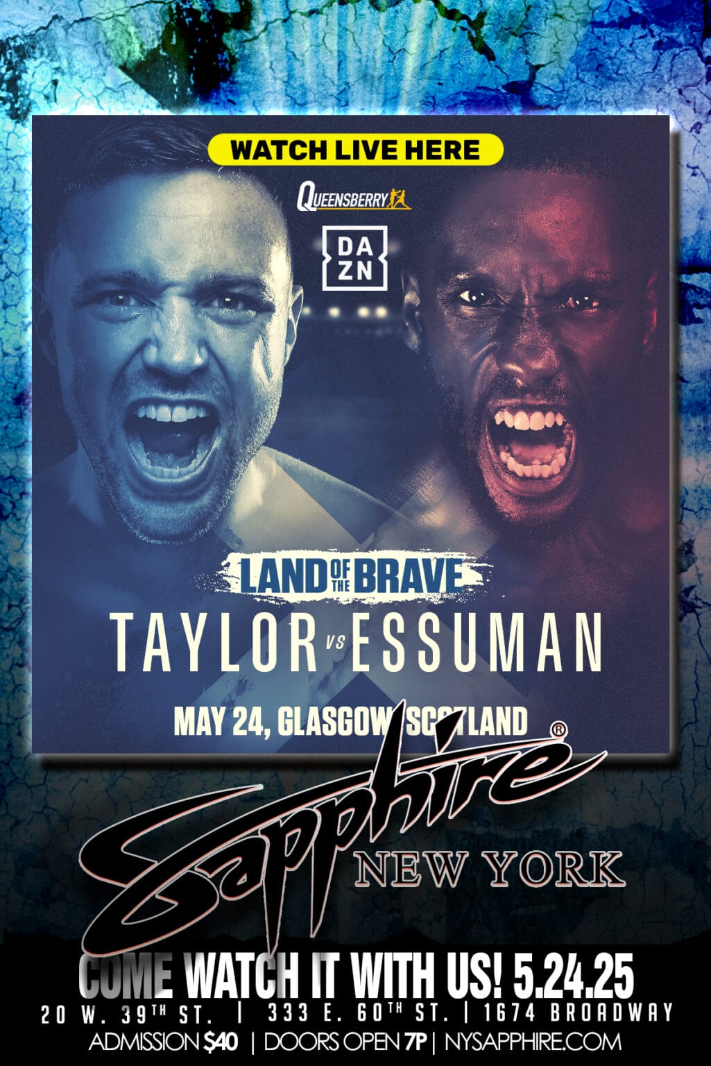 DAZN: Taylor vs. Essuman - Sapphire New York